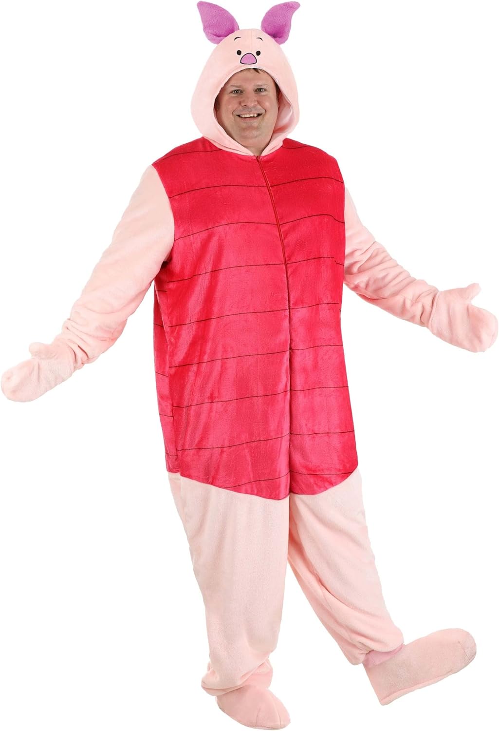 Amazon.com: Plus Size Deluxe Disney Adult Winnie The Pooh Piglet ...