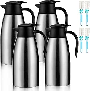 Amazon.com: 6 sets 70 oz Thermal Coffee Carafe for keeping hot, Carafe for hot liquid, Airpot ...