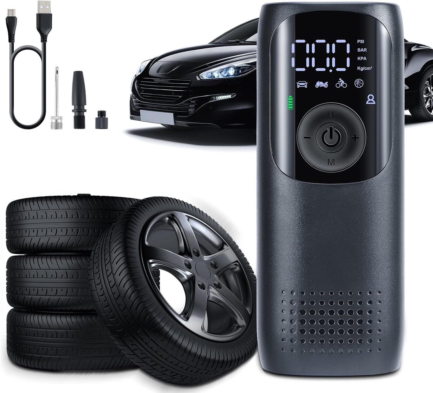 Amazon.com: Instant Air- Rechargeable Portable Air Pump : Automotive