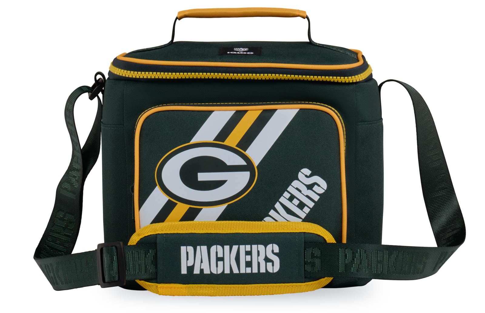 Amazon.com: Igloo Green Bay Packers Square Lunch Cooler Bag : Sports ...