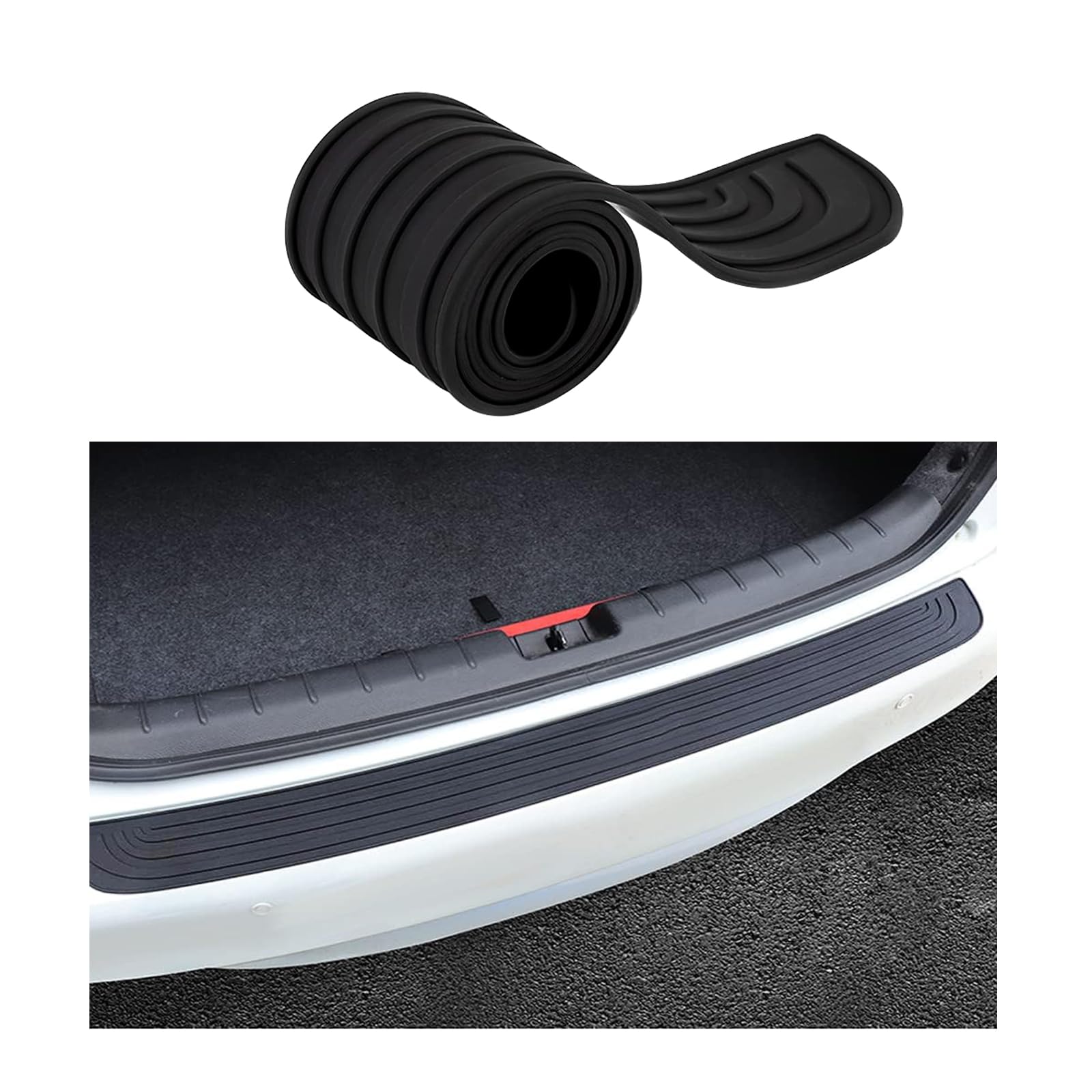 Amazon.com: Kewucn Car Rear Bumper Protector Guard, Auto Scratch ...