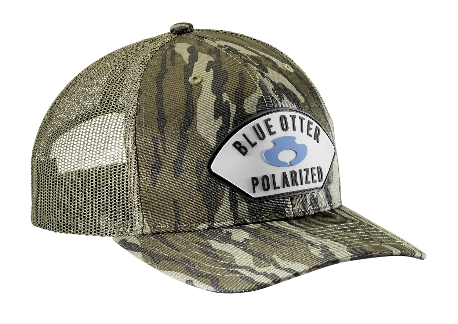 Blue Otter Mossy Oak Bottomland Mesh Hat stock finder alerts in the US ...