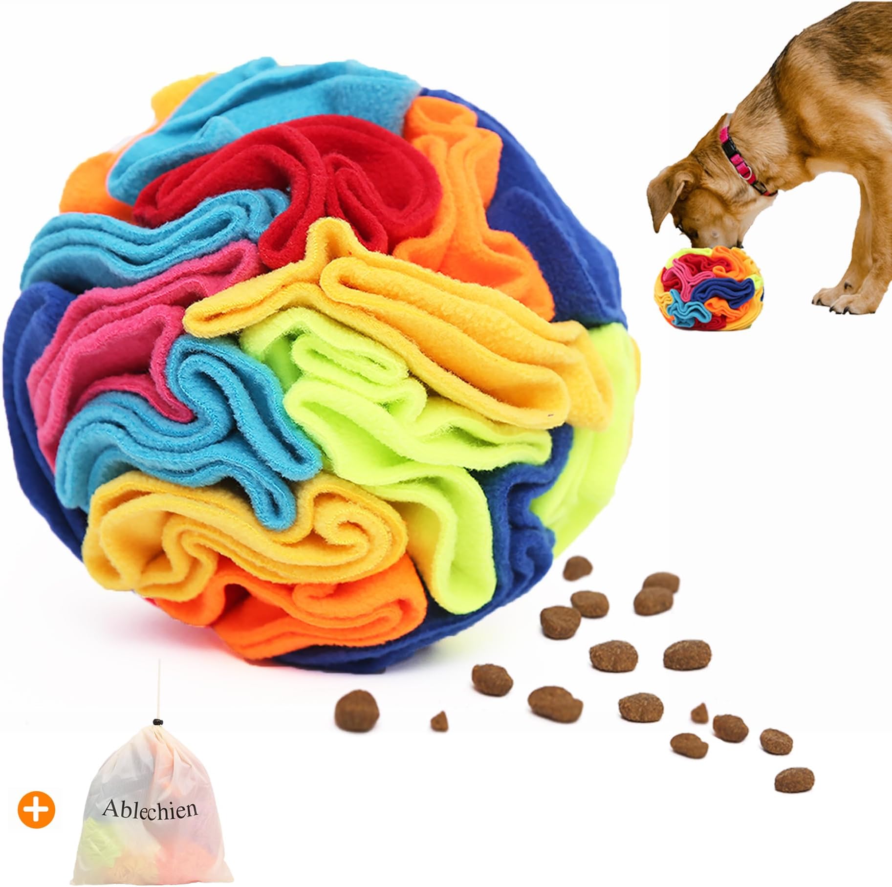 Amazon.com : Dog Enrichment Toys Snuffle Ball Encourage Natural ...