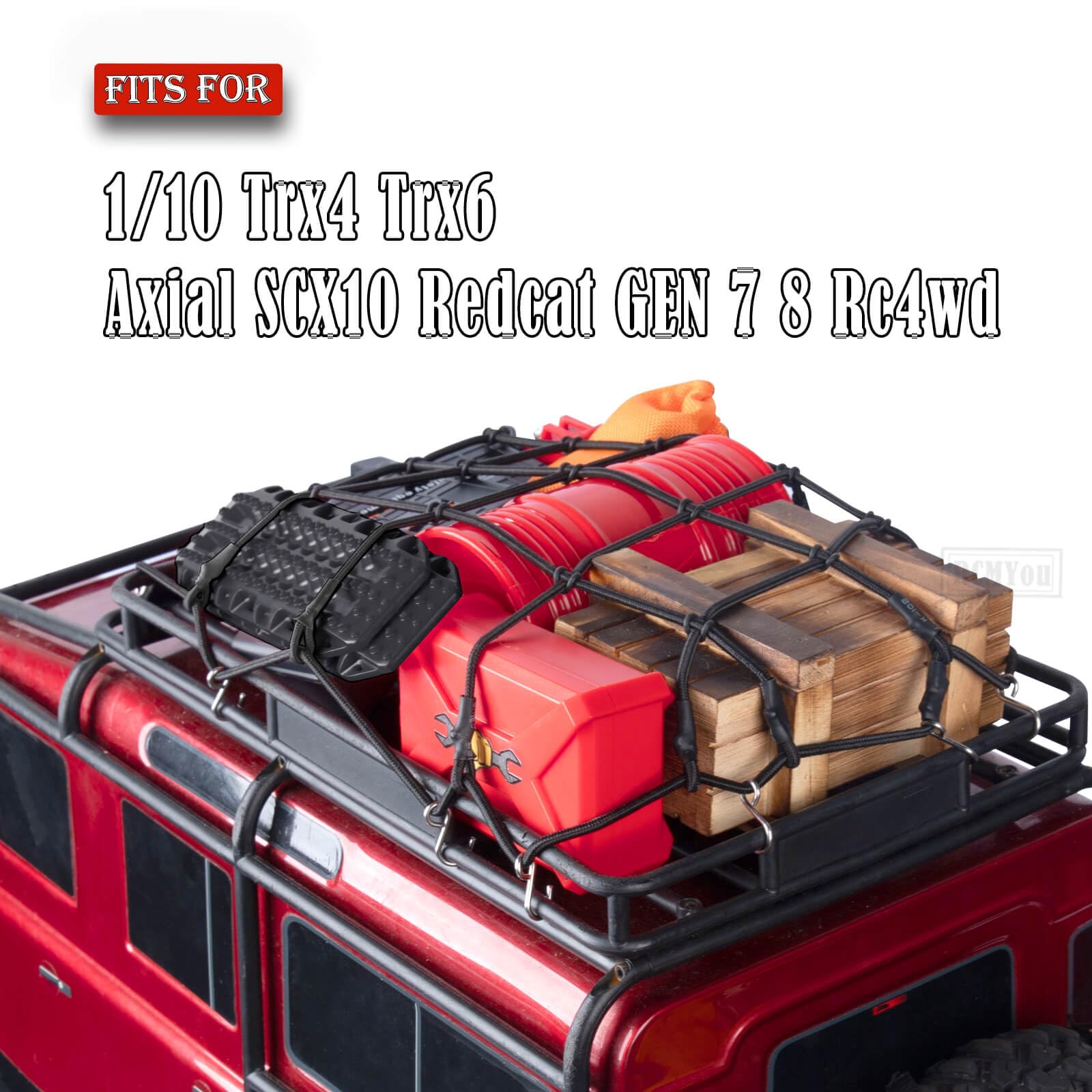 Box Drum GLOBACT RC Crawler Accessories Kit - 11-Piece Roof Decor Set ...