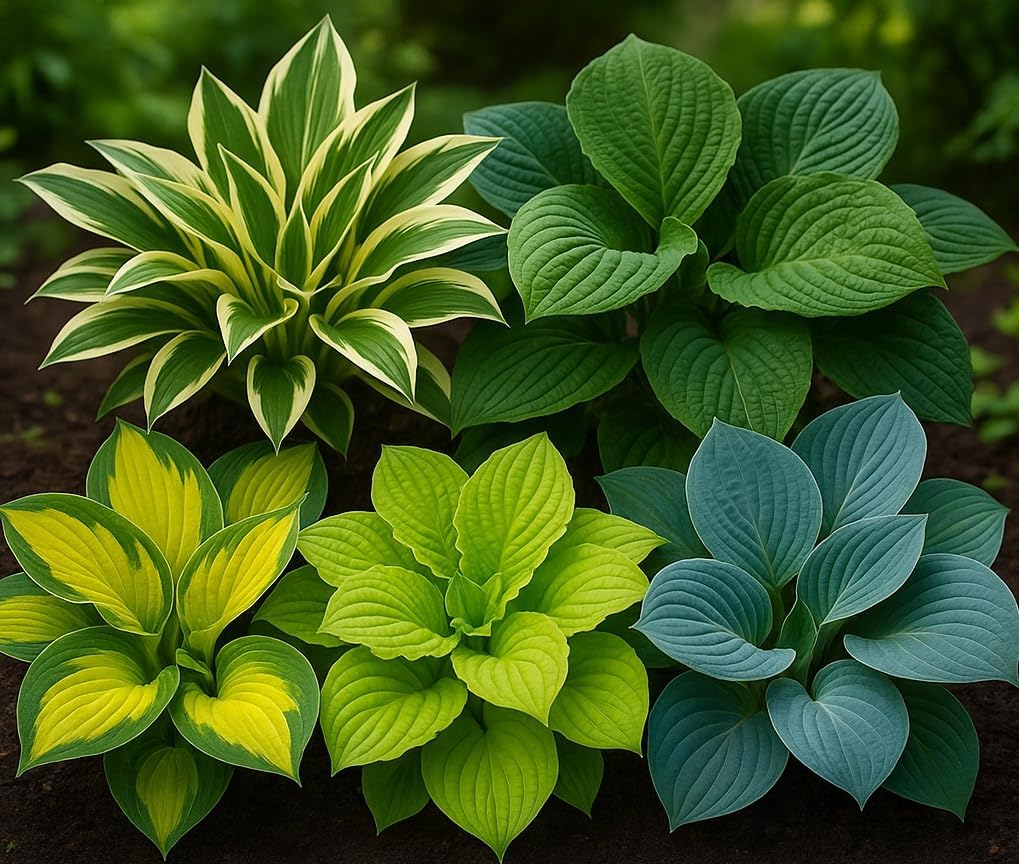 Amazon.com : Mixed Color Hosta Plants for Growing - Growers Choice ...