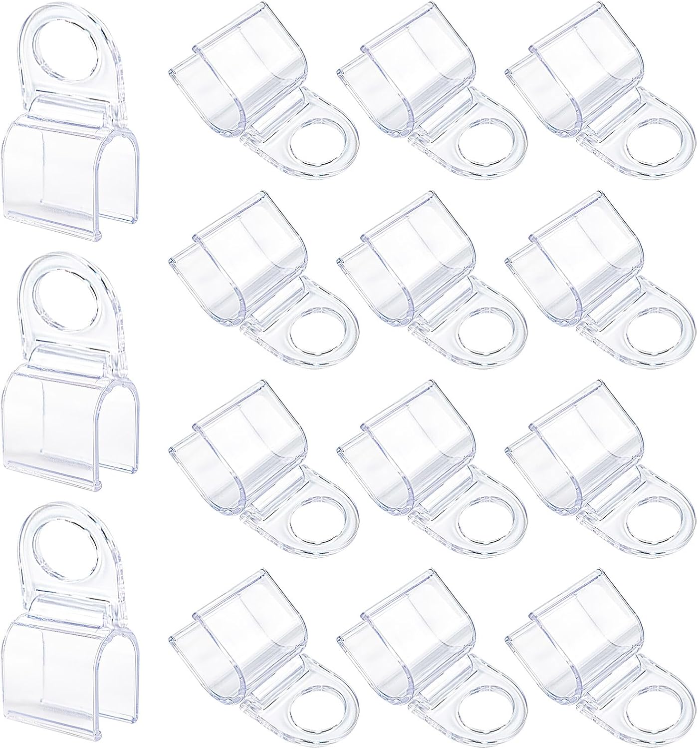 Amazon.com: 15Pack U-Shaped Roller Curtain Grips, Handle Pull Blind ...