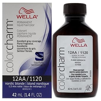 Amazon.com: WELLA Color Charm Permanent Liquid Hair Color for Gray ...