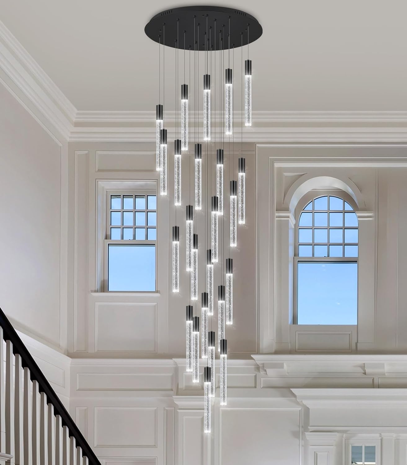 13Feet High Ceiling Chandeliers Adjusable Chandeliers for Living Room ...