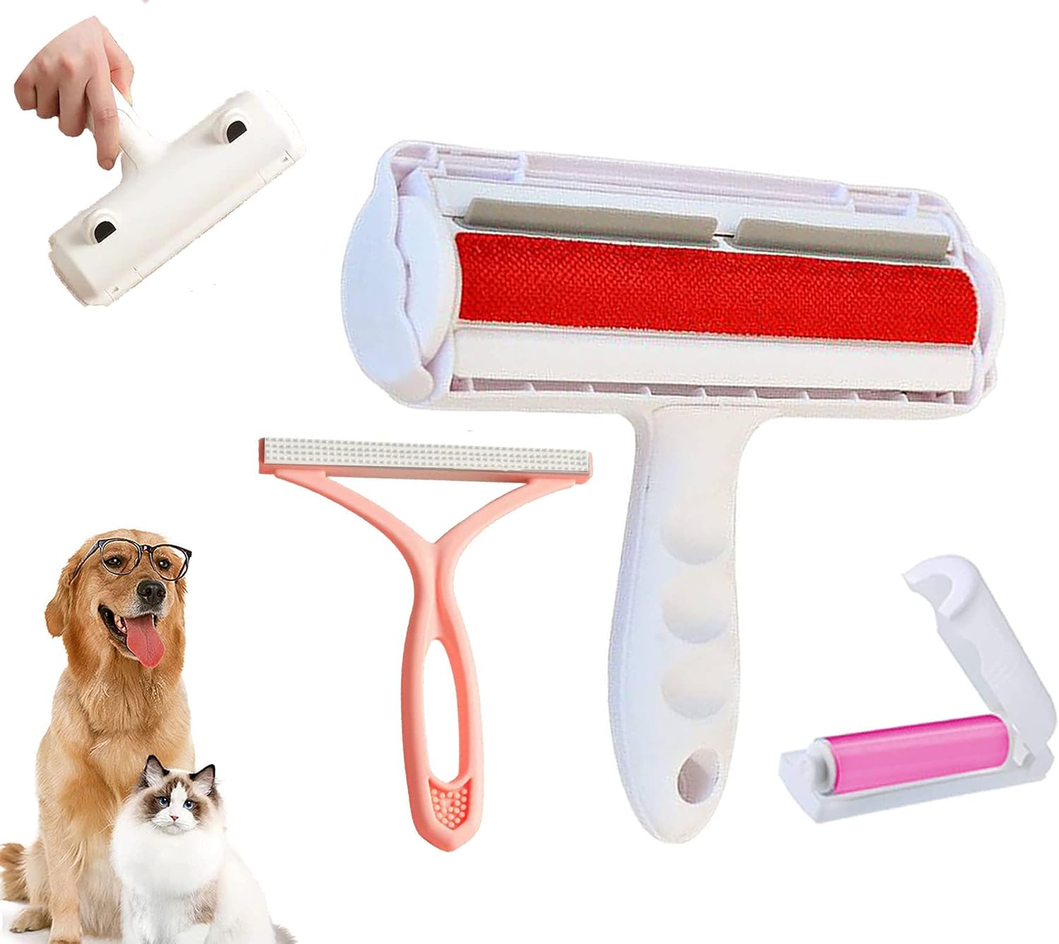 Amazon.com: 3 Pack Pet Hair Remover-Reusable Dog Hair Remover and Cat ...