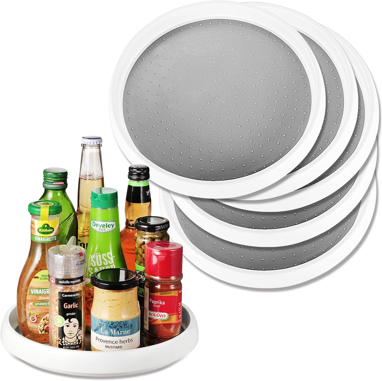 Amazon.com - 6 Pack 10 Inch Lazy Susan Turntable Rotating Organizer ...