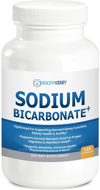 Amazon.com: Organic Sodium Bicarbonate Alkaline 650 mg Capsules ...