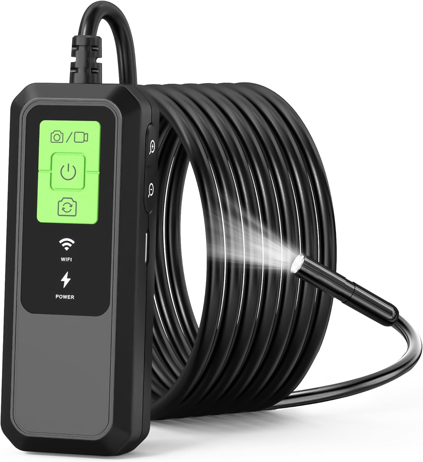 Amazon.com: Endoscope Camera with Light, 1920P HD Sewer Camera Wireless ...