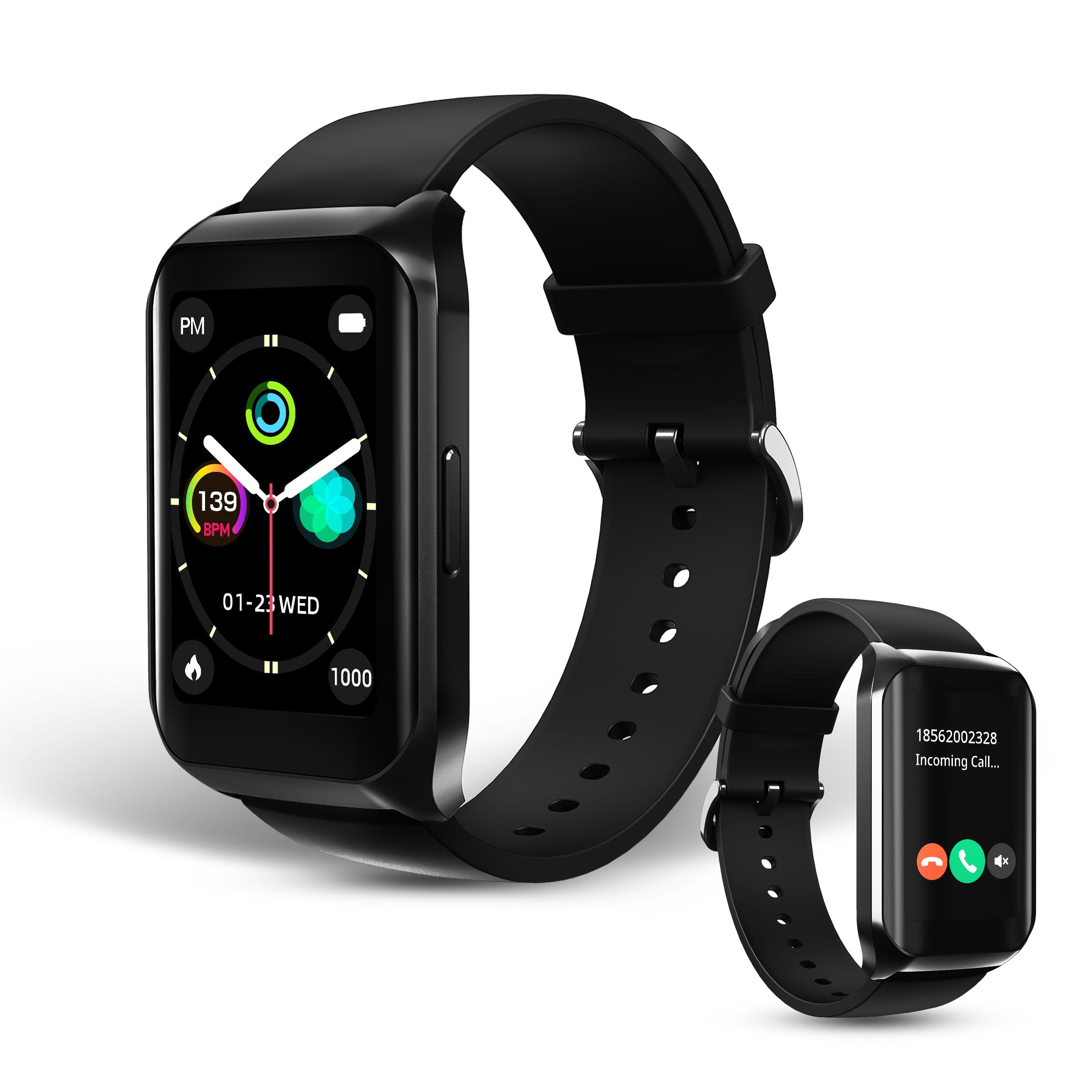 FreshFun Smartwatch 1.57in Reloj Inteligente Mujer/Hombre, Pulsera ...