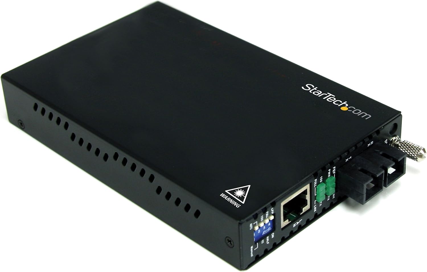 Amazon.com: StarTech.com 10/100 Mbps Single Mode Fiber Media Converter ...