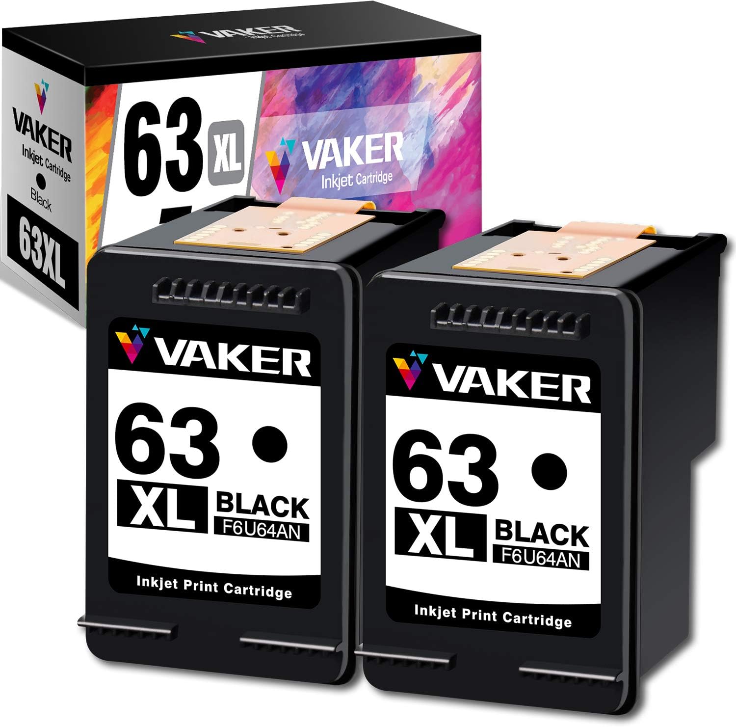 Amazon.com: SANUNE Remanufactured Ink Cartridges Replacement for HP 63 ...