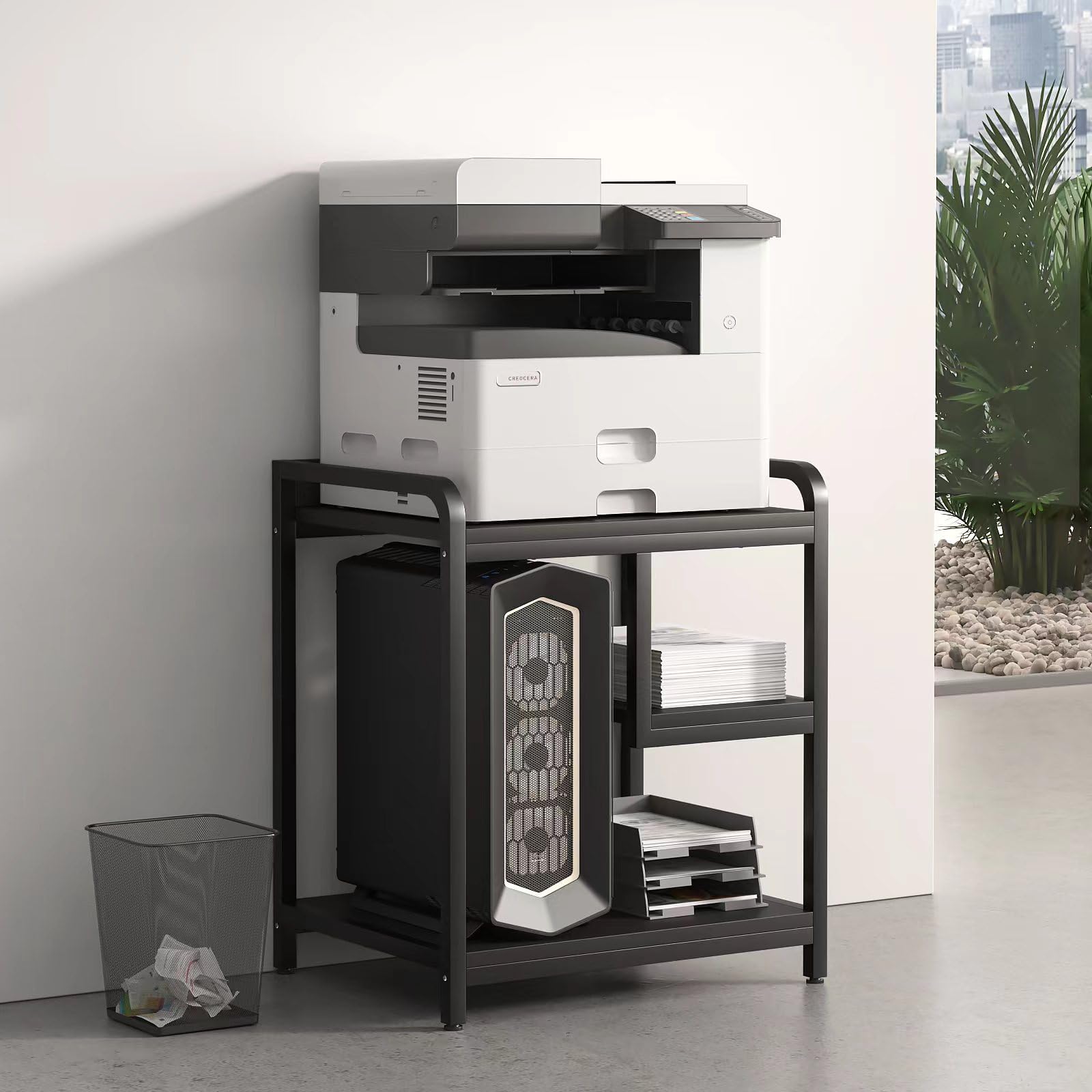 Amazon.com: jarrvz Printer Stand, 22 x 18 Inch Multipurpose Large ...