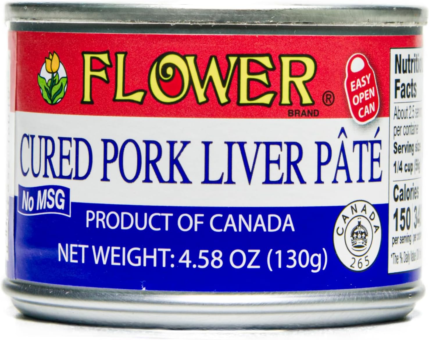 Amazon.com: Flower Brand Cured Pork Liver Pâté 4.58 oz（Pack of 6 ...