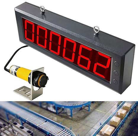 DC12-24V Contador digital automático, contador de visualización 0 ...