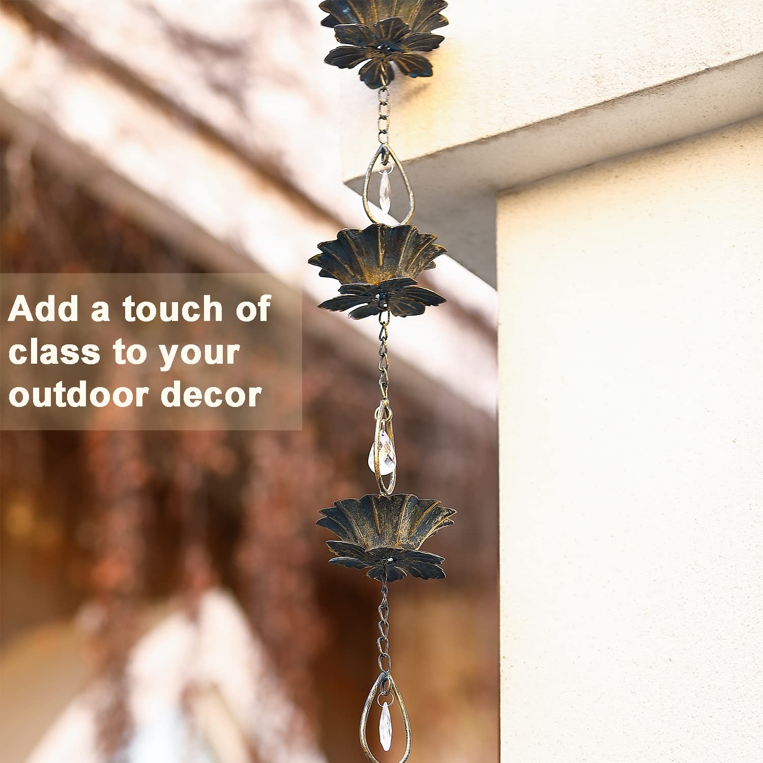 Rain Gutter As Used In Floral Design