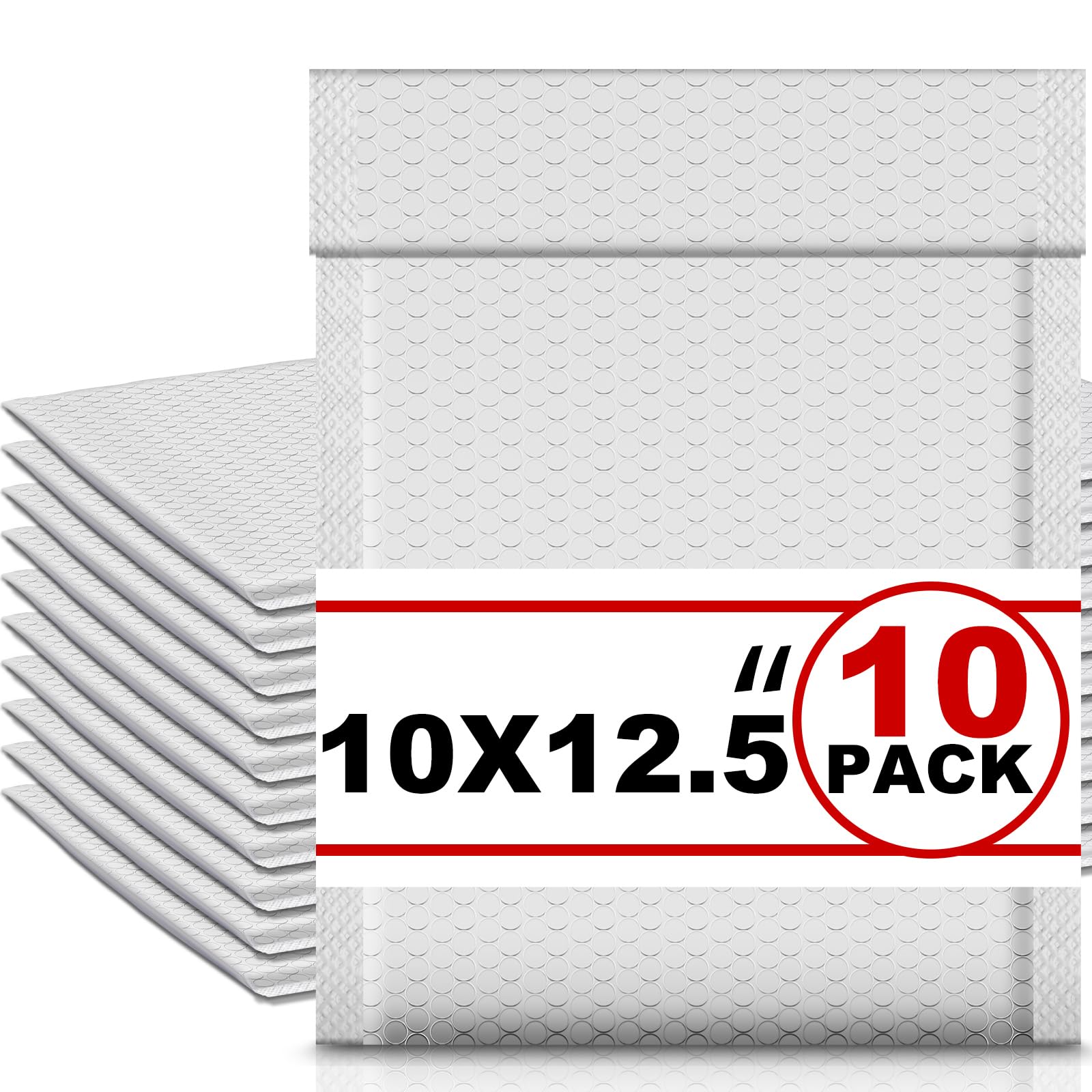 Amazon.com : Ireer 10 Pack Extra Large 10 x 12.5" Bubble Mailers Poly ...