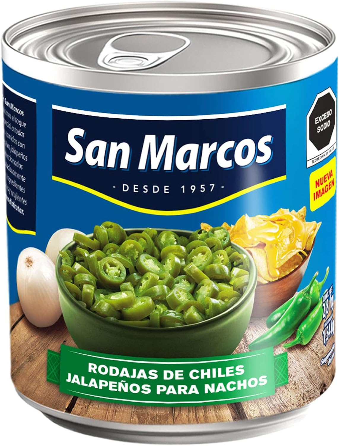 San Marcos, Rodajas de Chiles Jalapeños en Escabeche, 2800 gramos ...