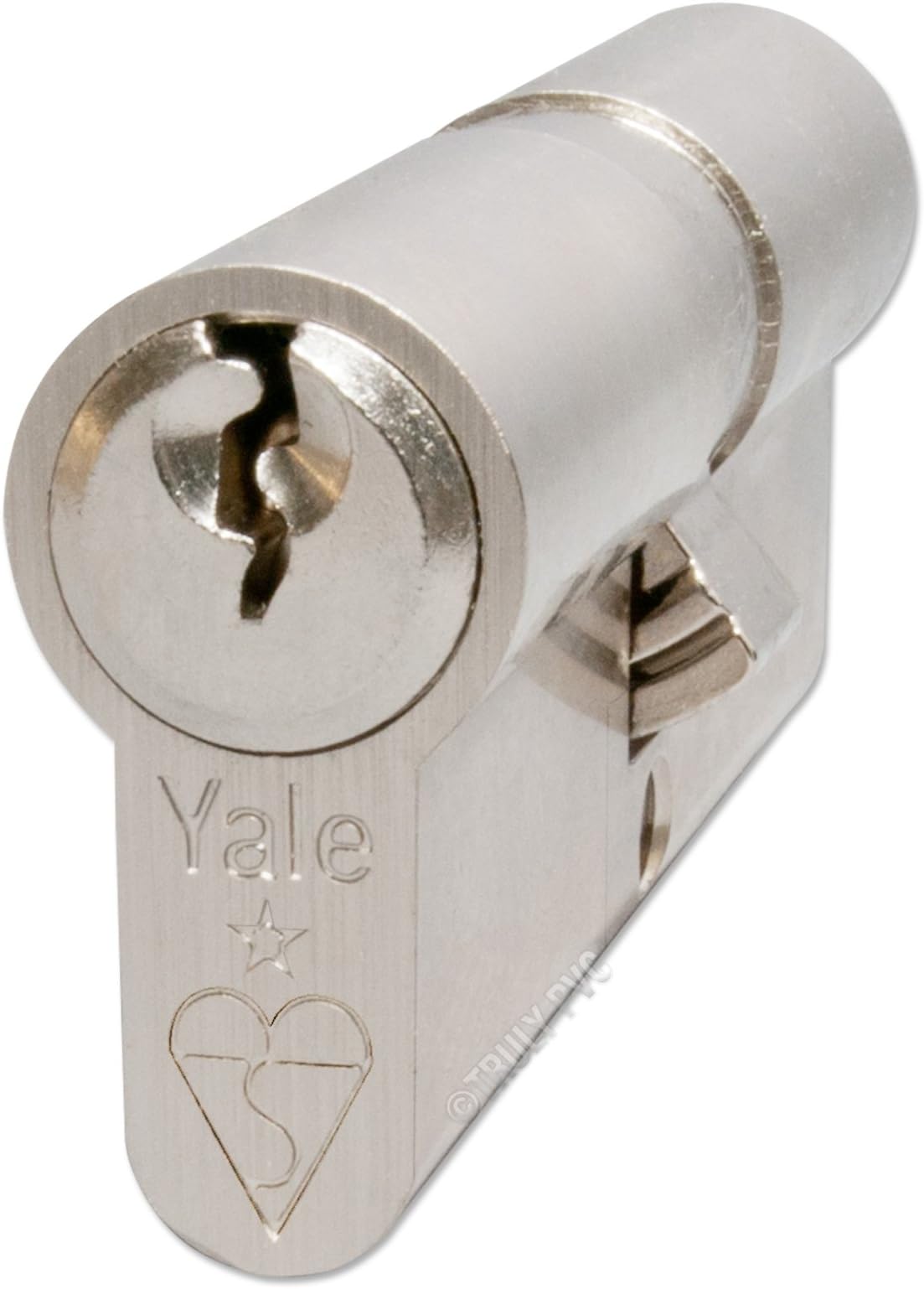 Yale Anti-Bump Euro Cylinder Polished Brass 45/50 (95mm Overall) Lock ...