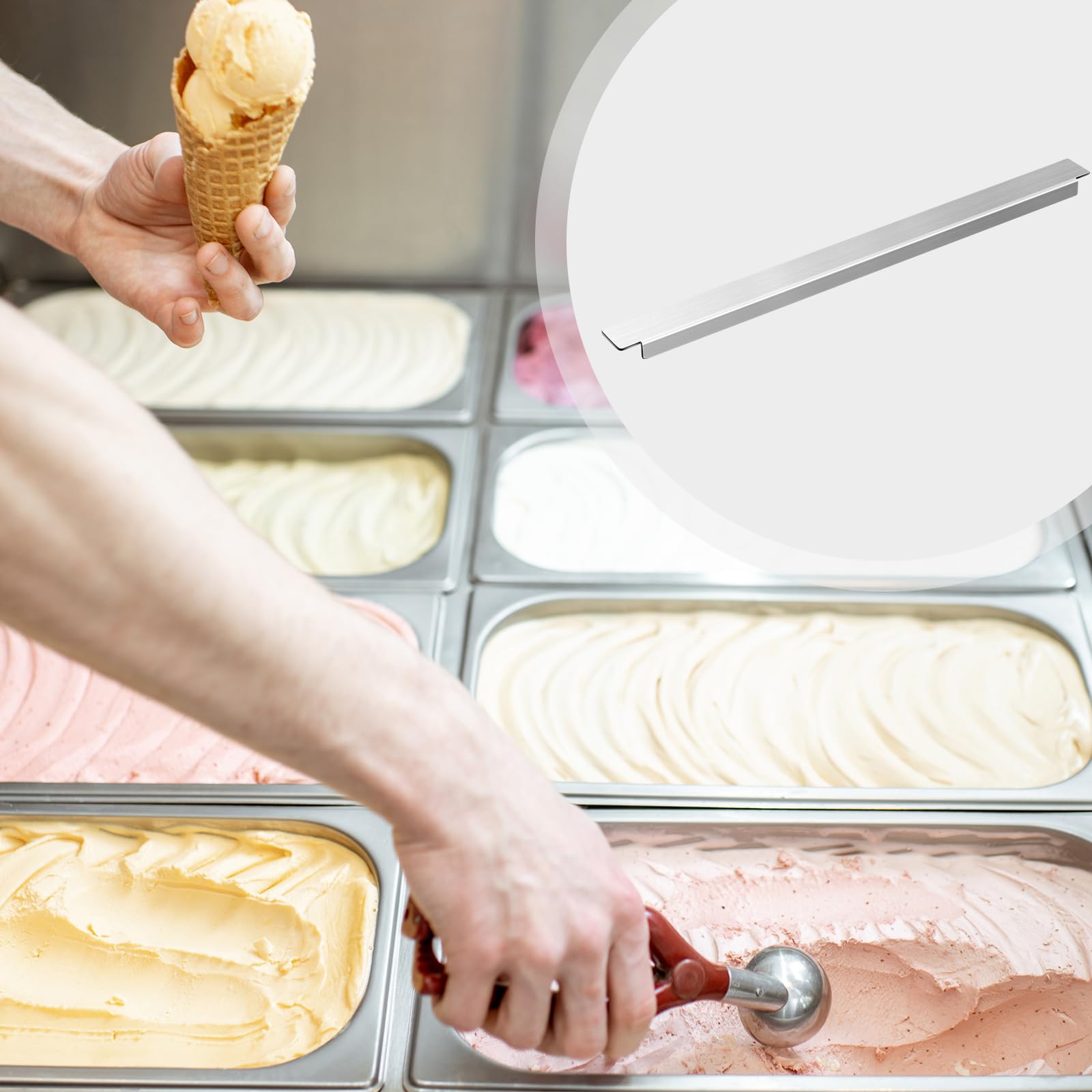 Snapklik.com : 6 Pcs 12 Inch Stainless Steel Adaptor Bar Table Adapter ...