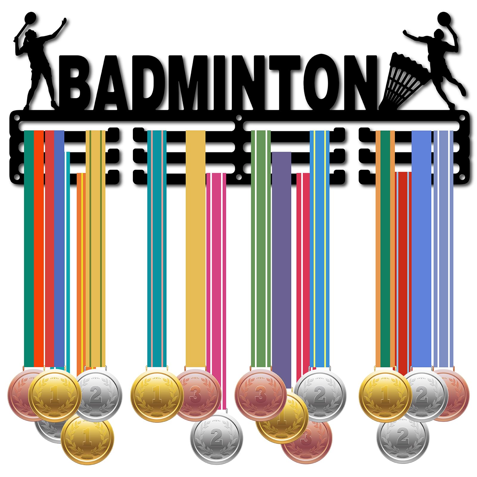 Amazon.com: CREATCABIN Badminton Medal Holder Hanger Sports Medal ...