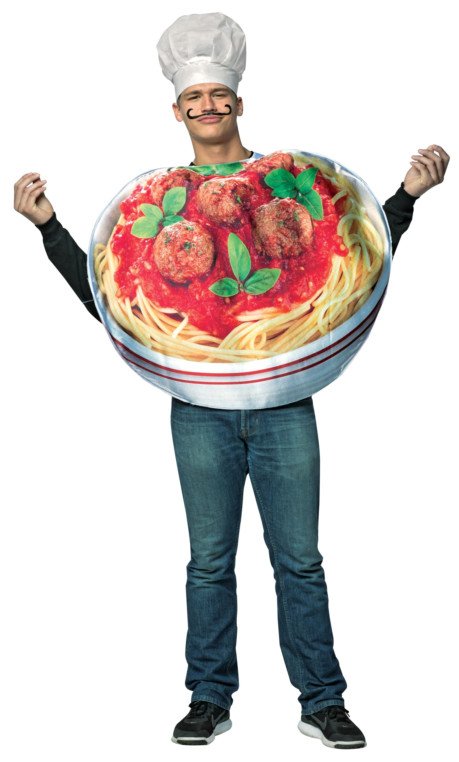 Amazon.com: Rasta Imposta Halloween Costume Get Real Spaghetti ...