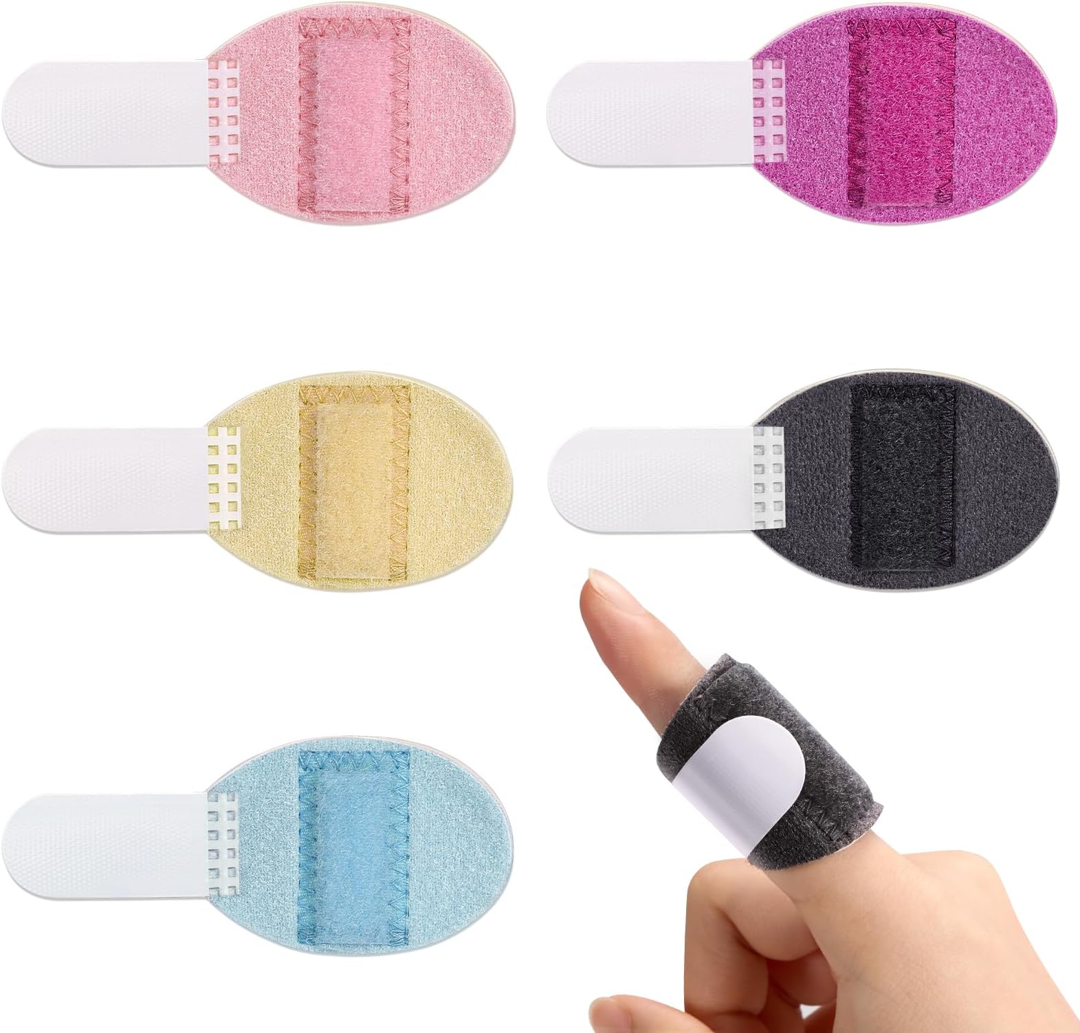 Amazon.com: Finger Splints, 5pcs Color Finger Brace for Knuckle ...