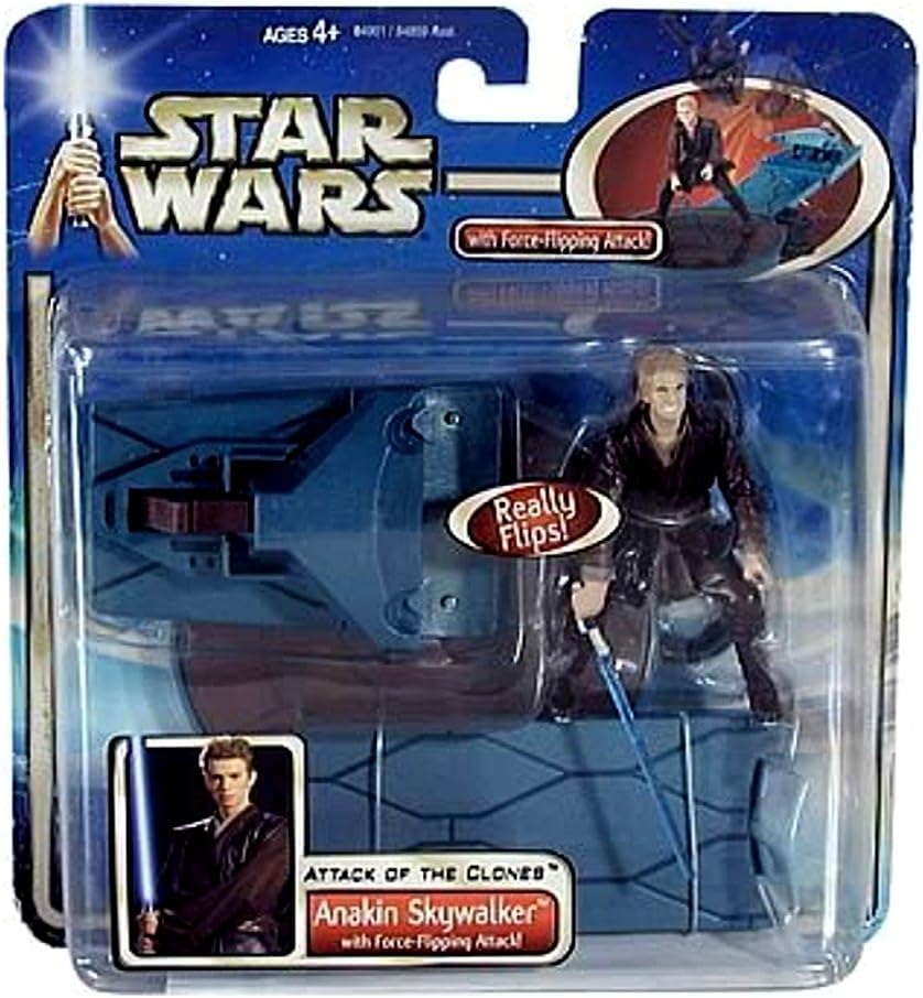 Amazon.com: Star Wars: Episode 2 Deluxe Anakin Skywalker with Force ...