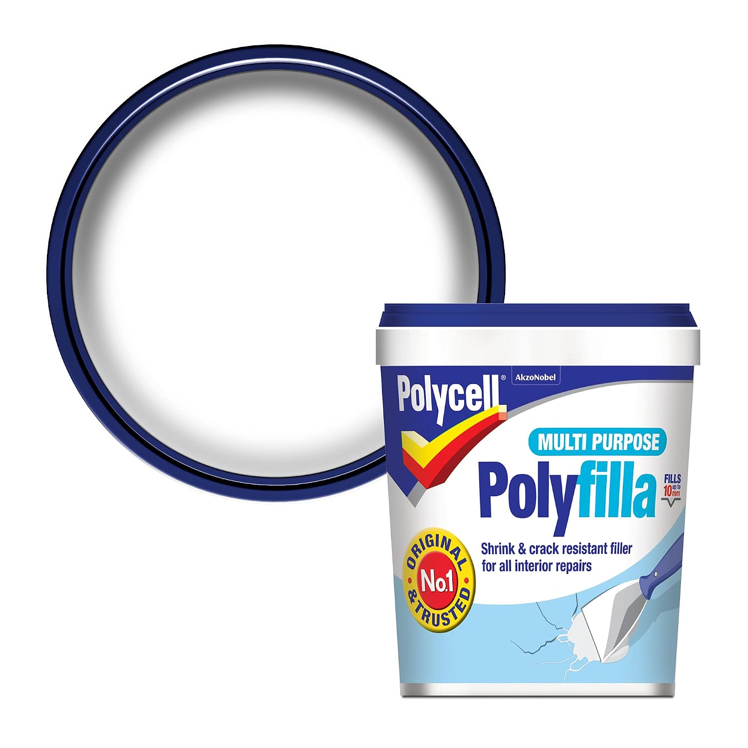 Polycell Multi-Purpose Polyfilla – Ready Mixed – 1 kg : Amazon.in ...
