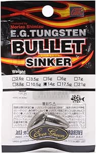 Amazon.com : Evergreen Sinker EG Tungsten Bullet Sinker 1/2oz (14.0g) 2 Pieces : Sports & Outdoors