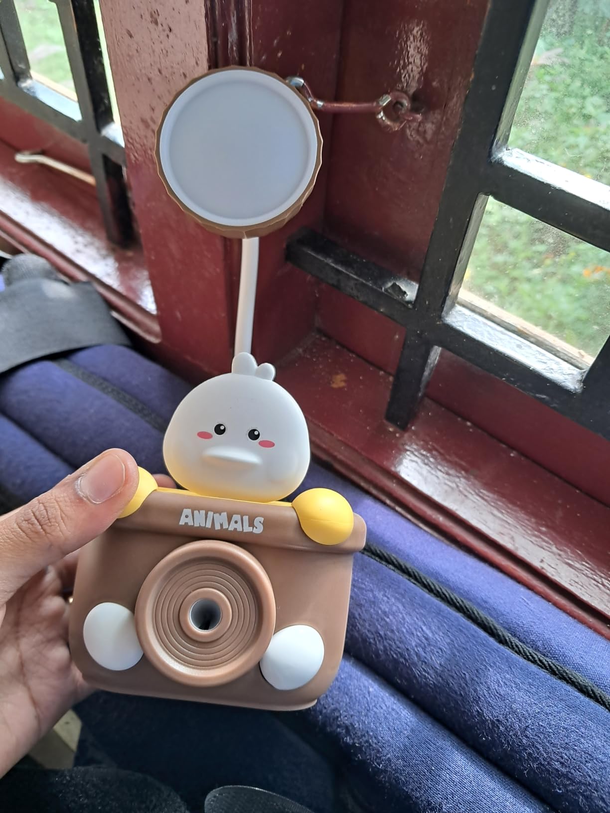 Crackles Cute Animal Table Lamp - Rechargeable Desk Lamp with Pen ...