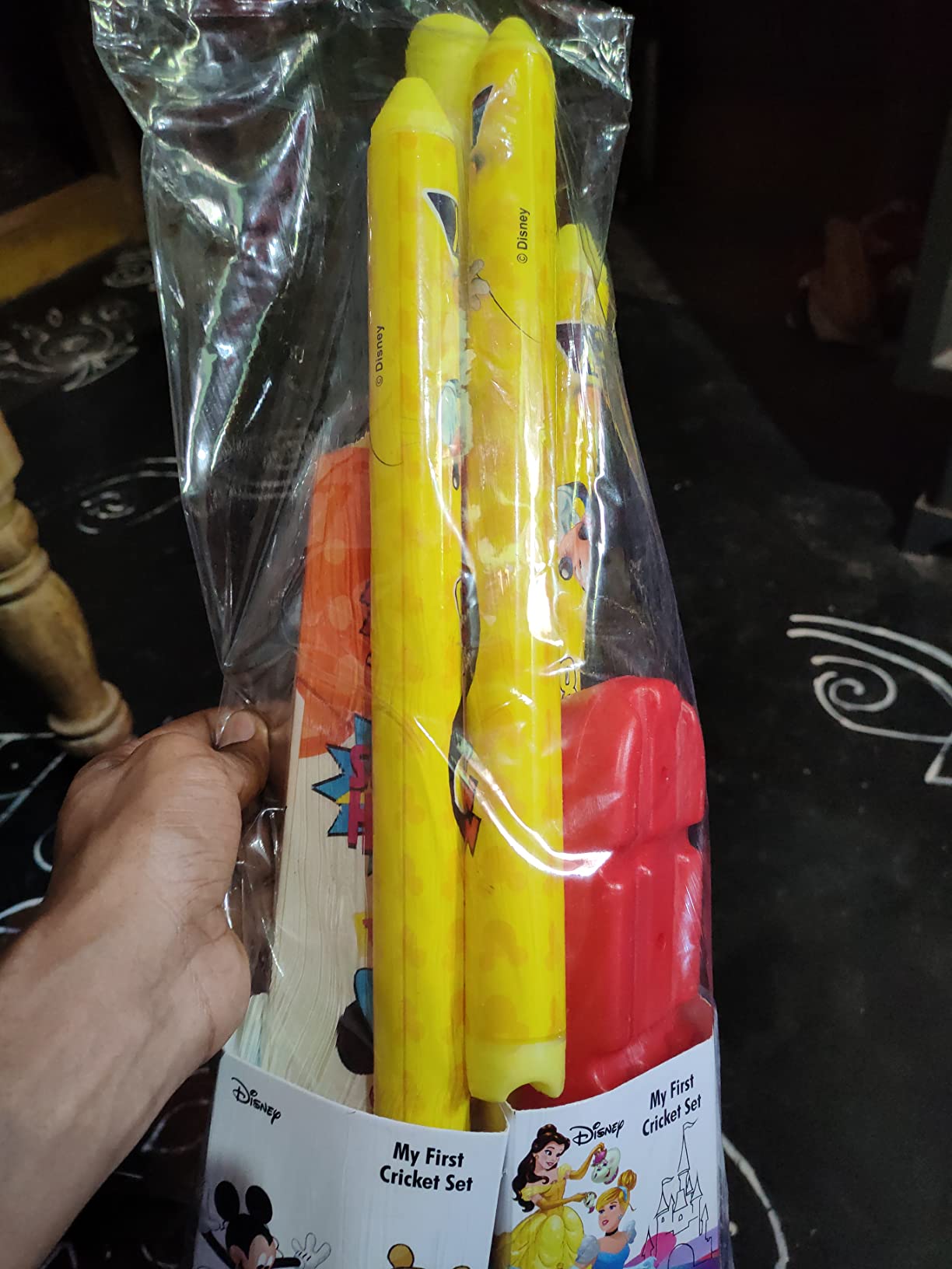 Disney Mickey Mouse Cricket Set, Yellow (Small Size) : Amazon.in: Toys ...