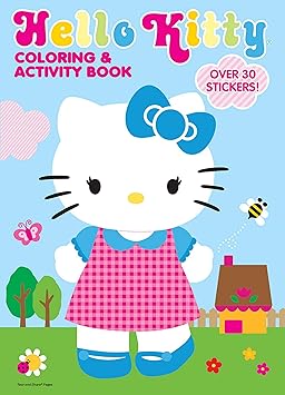Amazon.com: Bendon Hello Kitty 32-Page Coloring and Activity Book ...