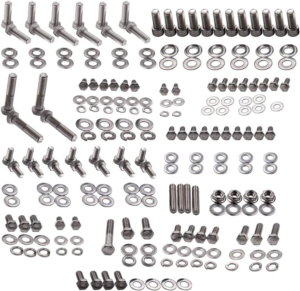 Amazon.com: High Performance Engine Bolt Kit fit for 265, 283, 302, 305 ...