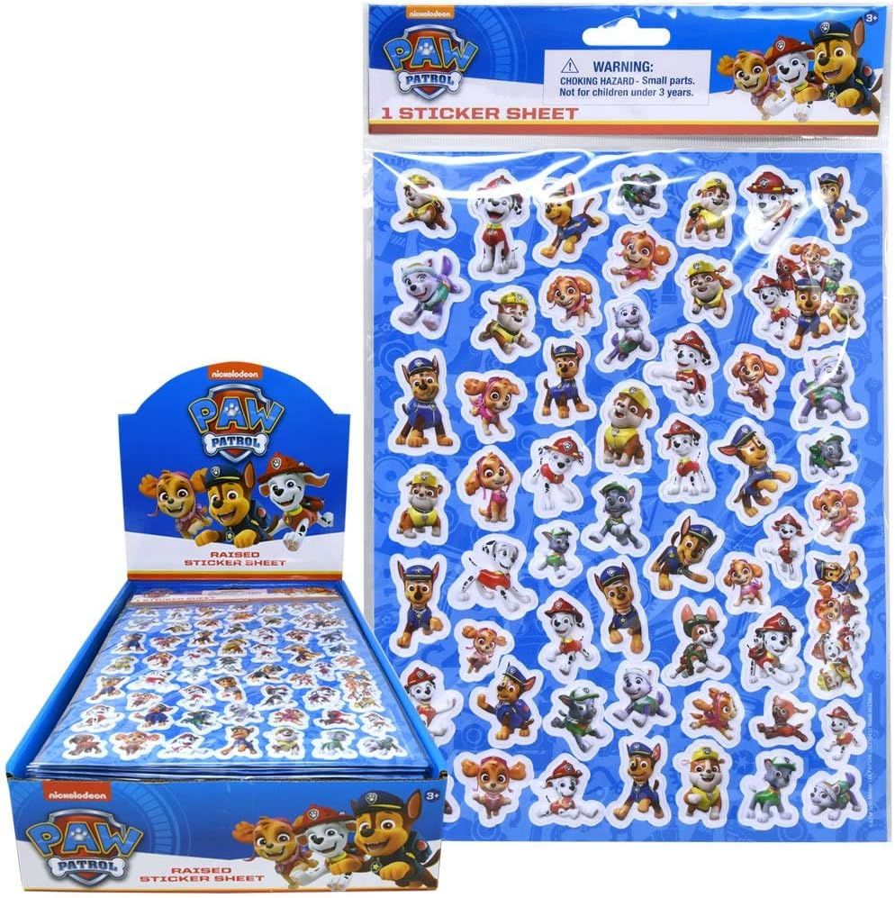 Buy Innovative Designs, LLC Paw Patrol Raised Sticker Sheet – 1 Puffy ...
