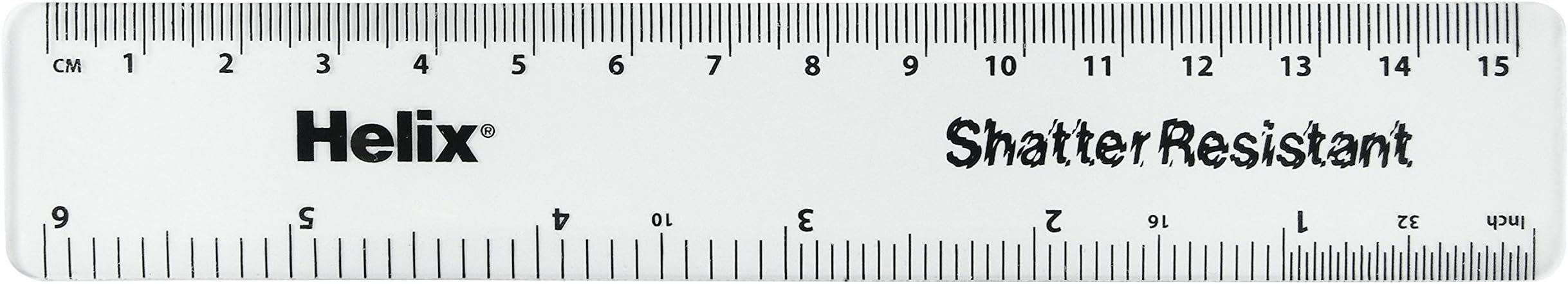 Helix Oxford 15cm Metric Imperial Ruler : Amazon.co.uk: Stationery ...
