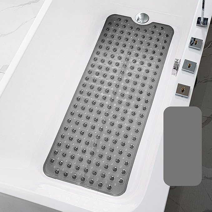 ZENO Bath Mat Non Slip Anti Mould 100x40cm - Extra Large Shower Mats ...