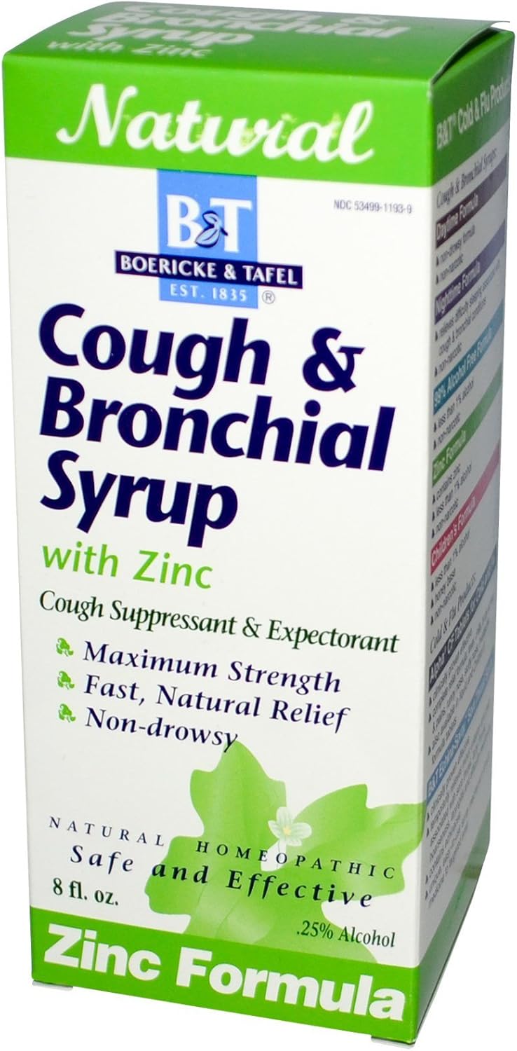 Amazon.com: Cough&Bronc Syrup W/Zinc : Health & Household
