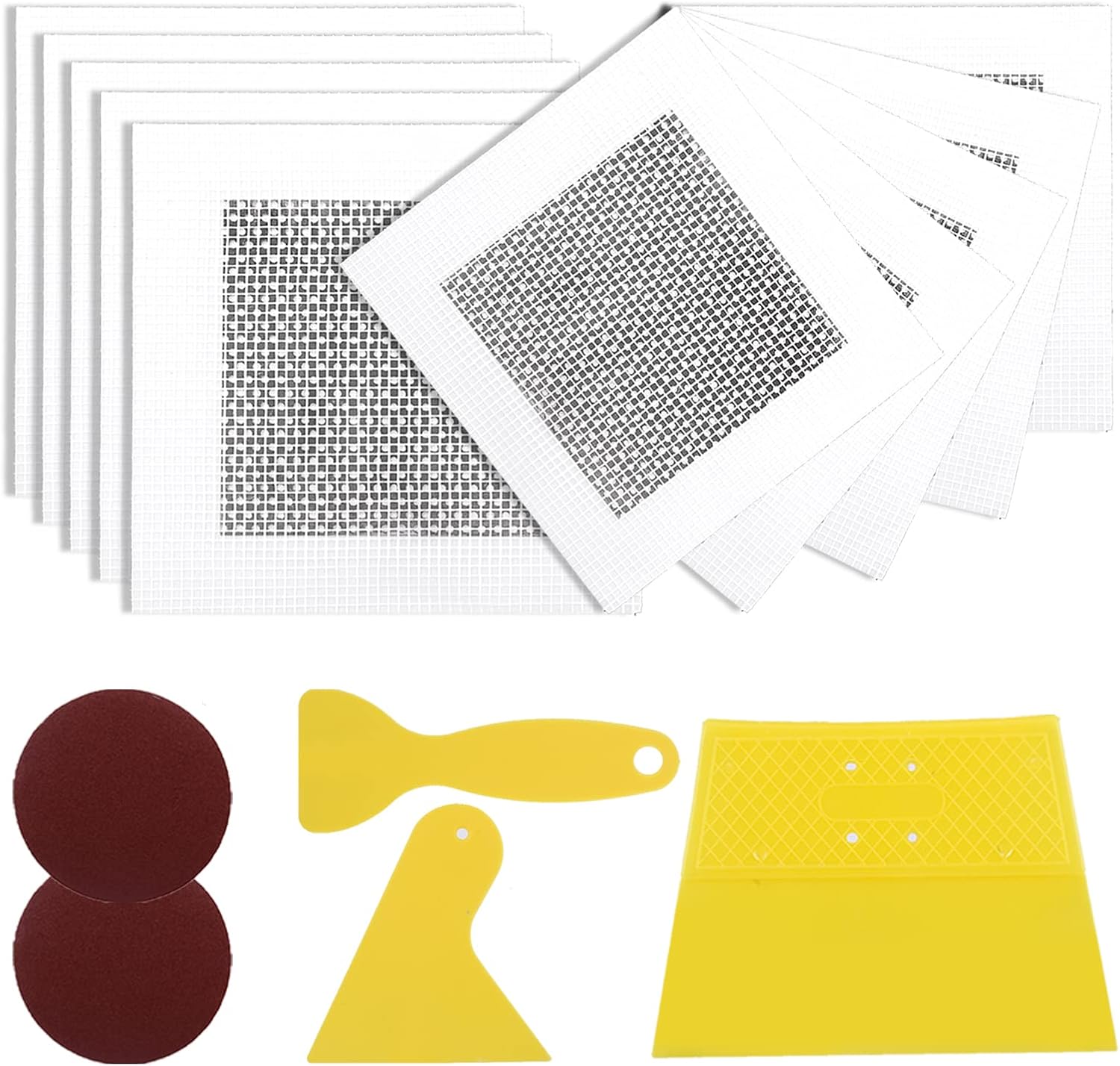 15pcs 4 Inch Wall Patch Repair Kit, Drywall Repair Patch Kit, Safe Mend ...