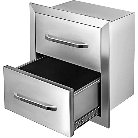 Amazon.com : Mophorn Outdoor Kitchen Drawers 16" W x 28.5" H x 20.5" D ...