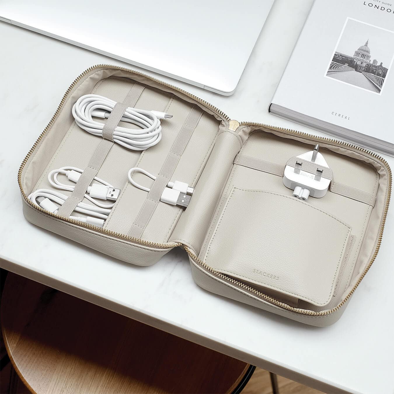 Stackers Oatmeal Cable Tidy – BigaMart