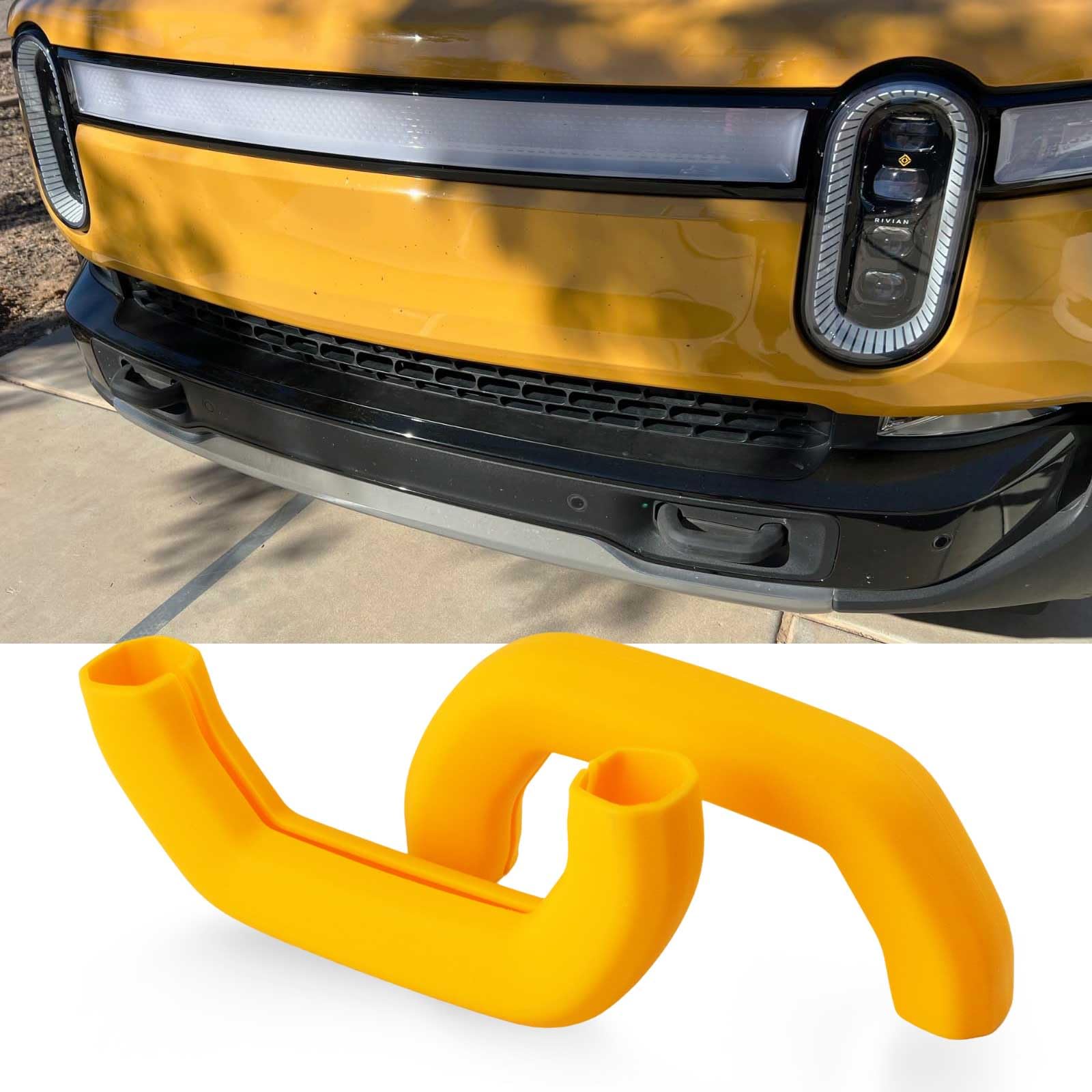 Amazon.com: Tesmirror Tow Accessories for Rivian R1t/R1s Accessories 2 ...