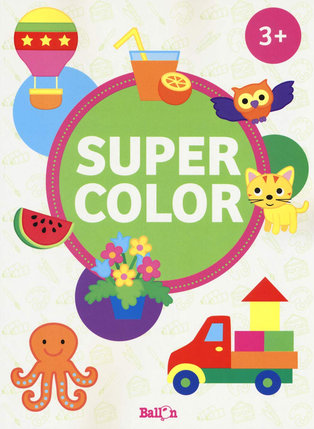 Super color 3+ (ITA) (Gros coloriages) : Amazon.com.tr: Kitap
