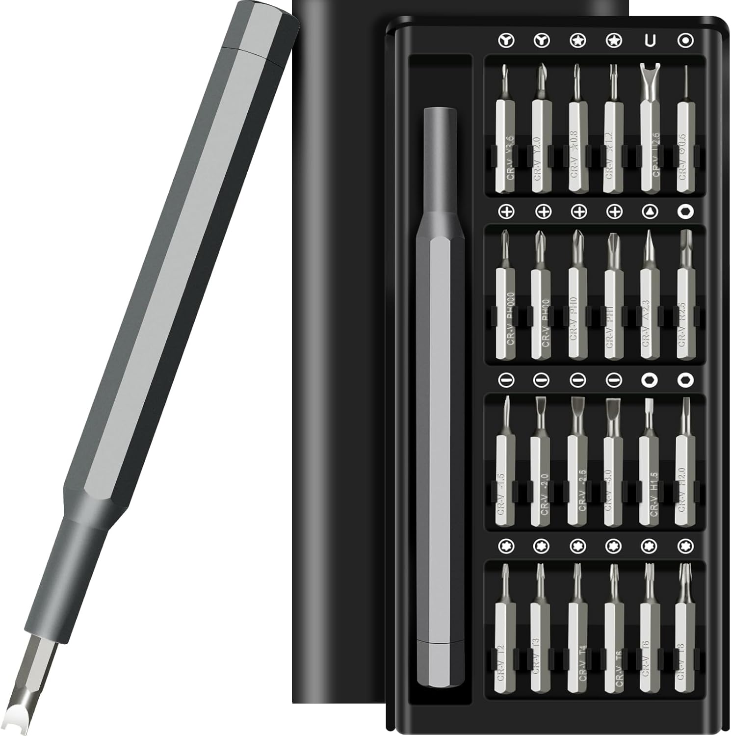 Amazon.com: Magnetic 25 in 1 Small Precision Screwdriver Set Mini ...