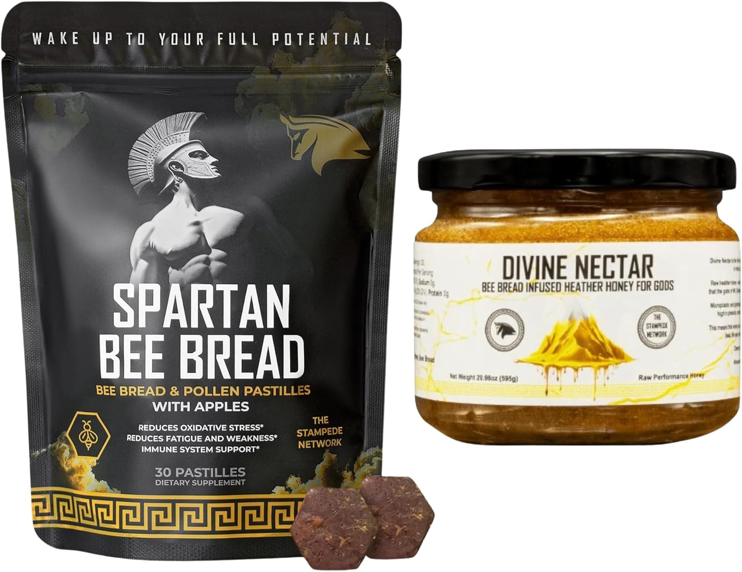 Amazon.com: Spartan Bee Bread Chewables Natural Multivitamin +Divine ...
