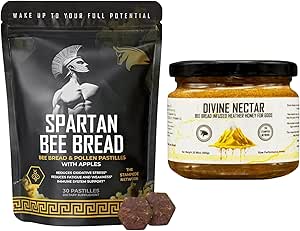 Amazon.com: Spartan Bee Bread Chewables Natural Multivitamin +Divine ...