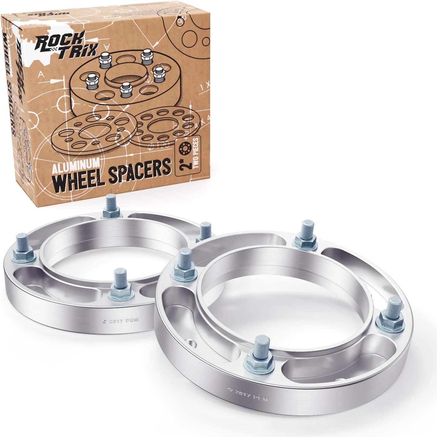 Amazon.com: RockTrix - 1 inch ATV Wheel Spacers (4x156, 3/8x24 Studs ...